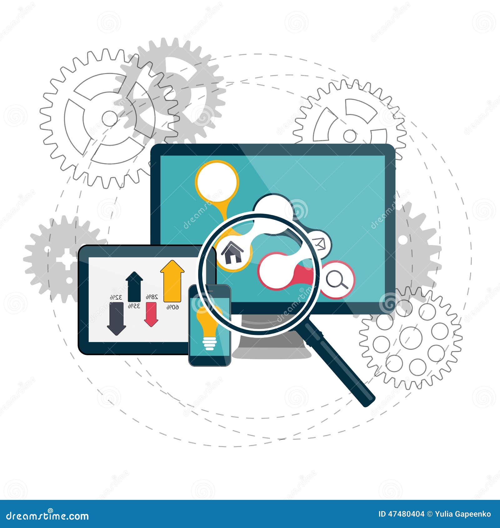 Search Engines Optimization Concept Vector Stock Vector - Illustration ... Search Engines Optimization Concept Vector Stock Vector - Illustration ...