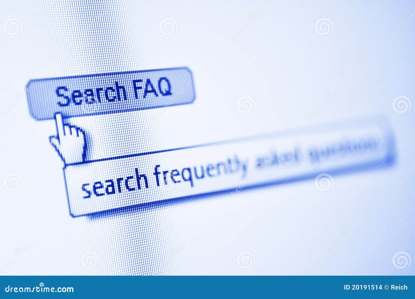 Search FAQ button stock photo. Image of secure, search - 20191514