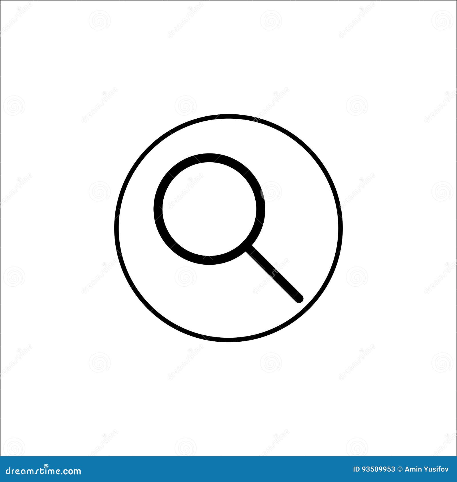 Search Filled Icon, Mobile Sign and Magnifier Stock Vector ...