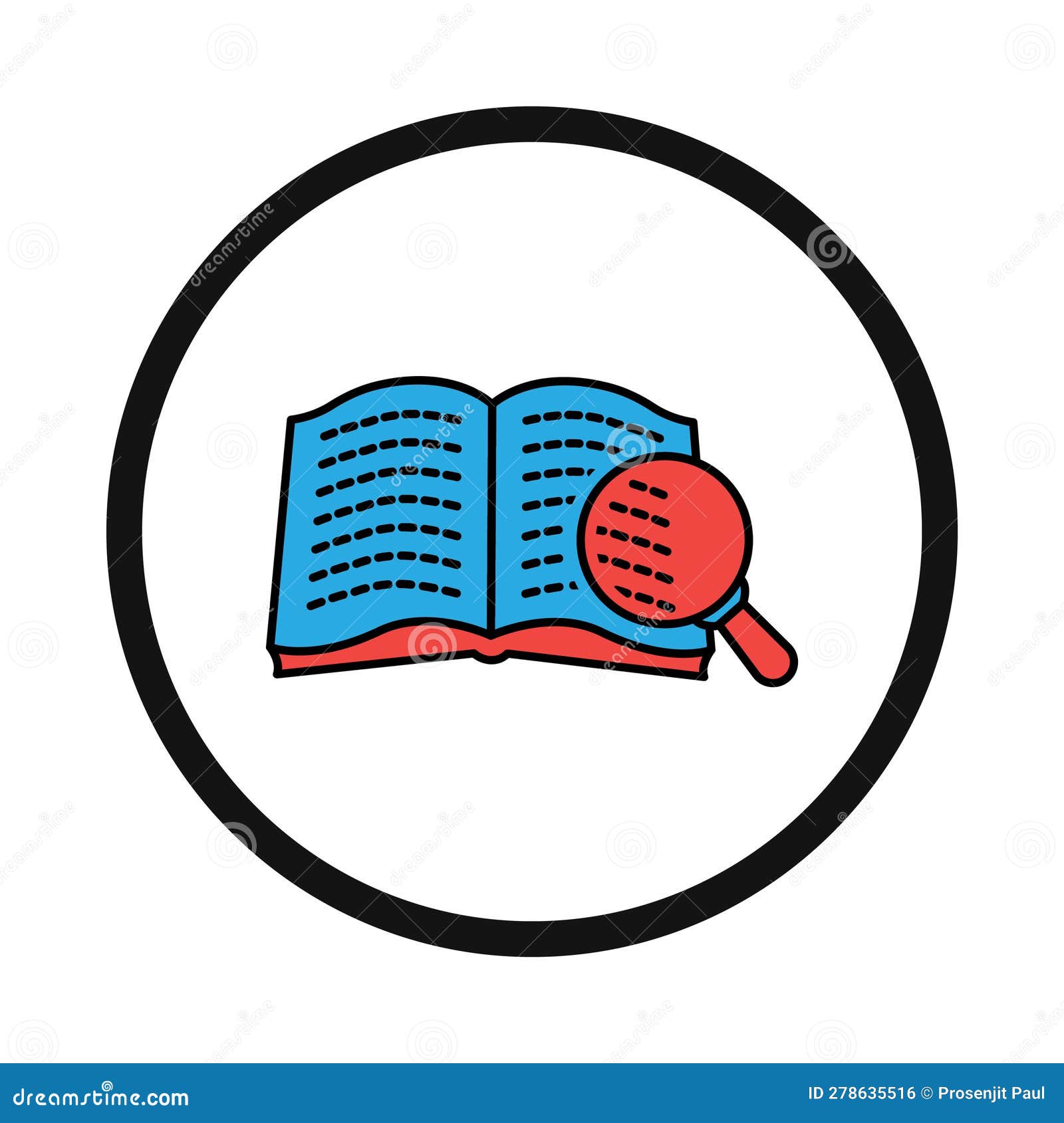 Search, Find, Book, Magnifying Glass, Word, Word Find Icon Stock Vector ...