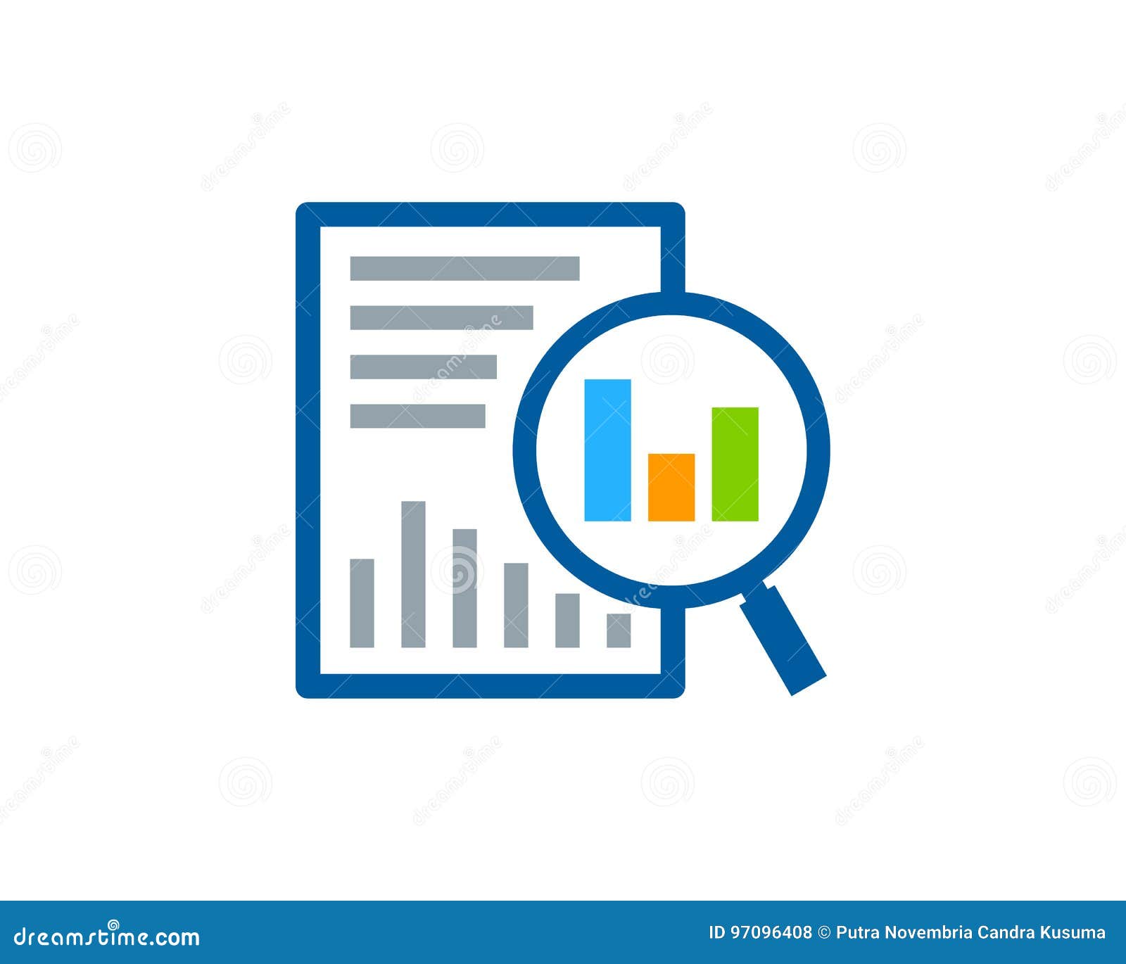 Search Find Report Icon Logo Design Element Stock Vector - Illustration ...
