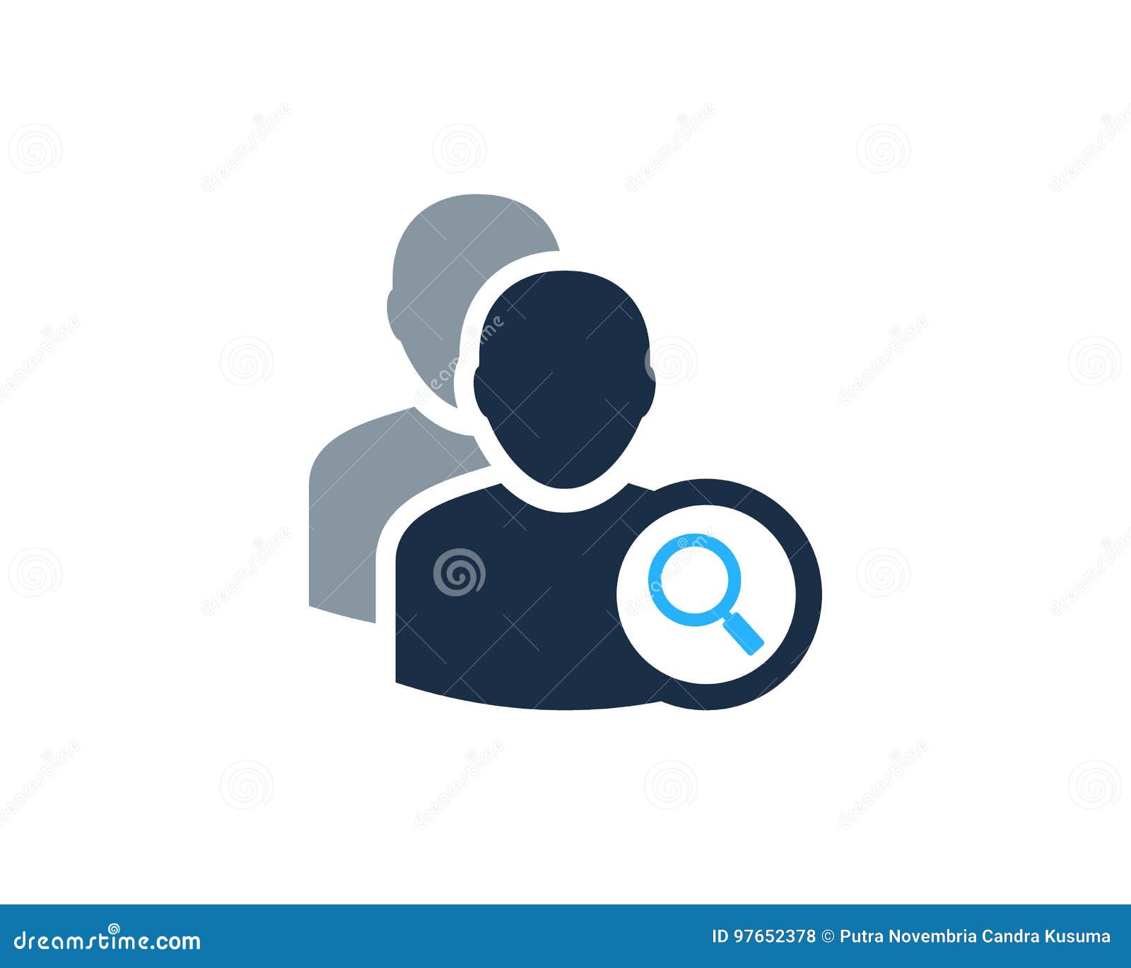 Search Find User Icon Logo Design Element Stock Vector - Illustration ...