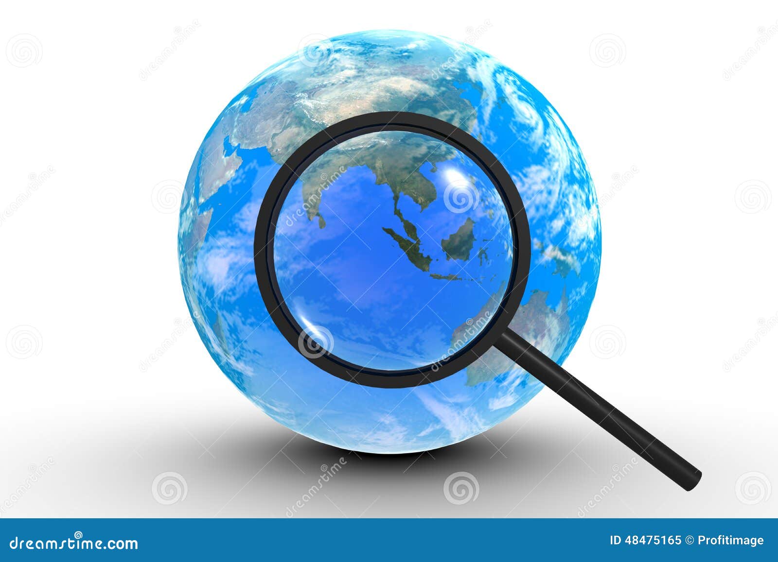 Search on the ground stock illustration. Illustration of loop - 48475165