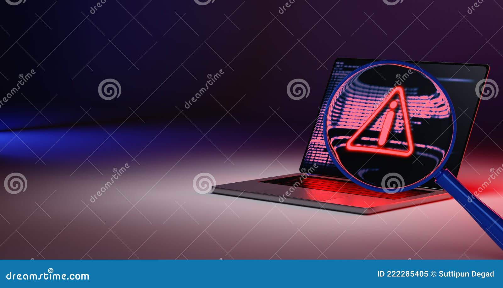 Search Hacked Warning on Laptop Concept of Privacy Data Being Hacked ...