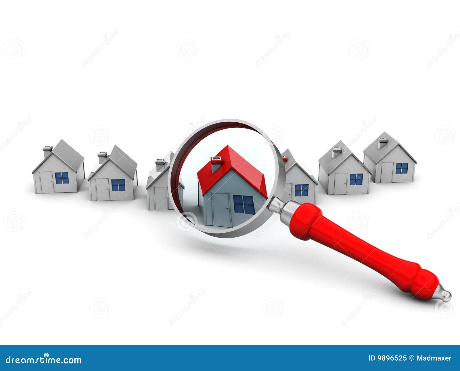 Search for home stock illustration. Illustration of gray - 9896525
