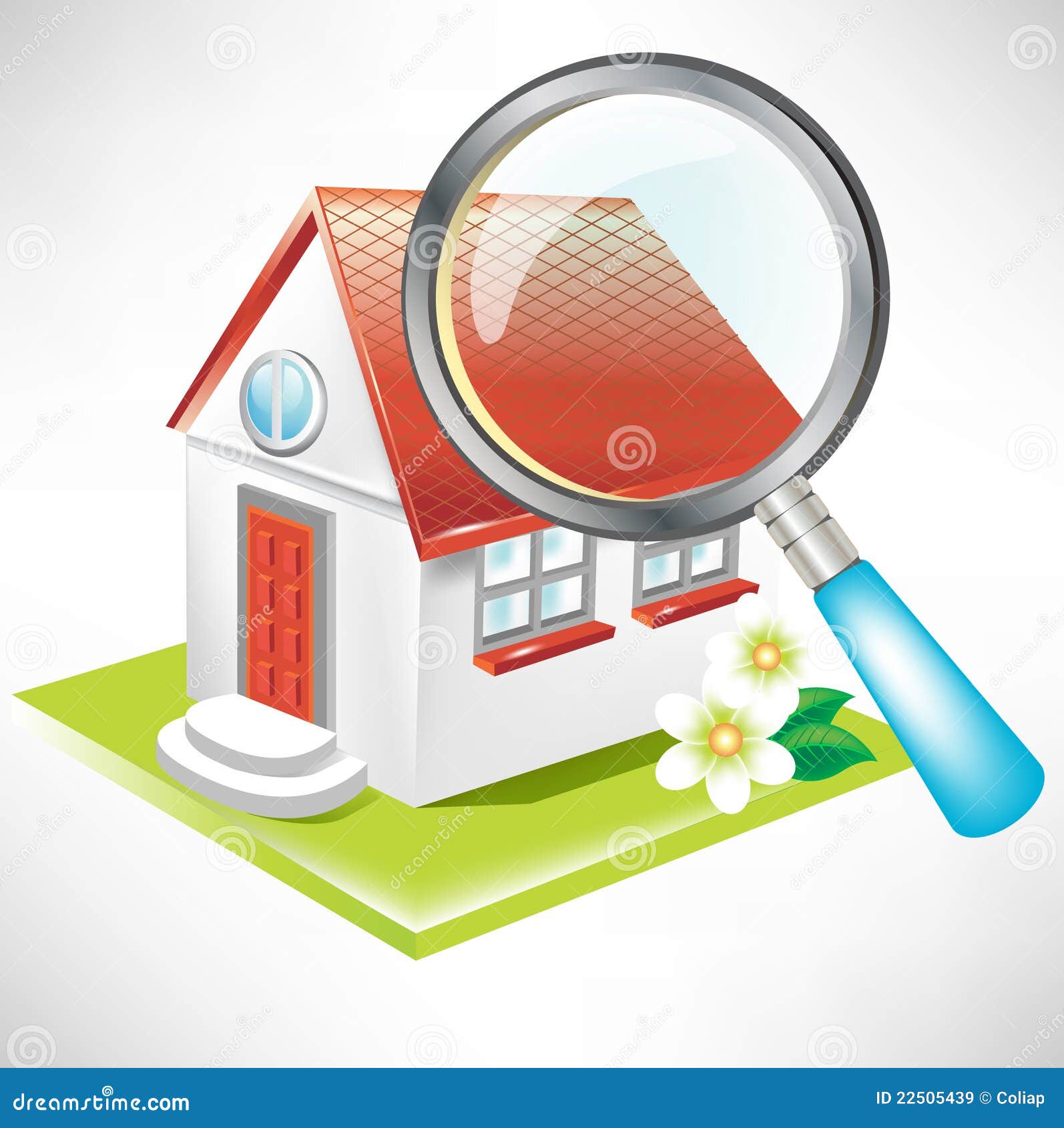 Search for Home Icon Concept Stock Vector - Illustration of residential ...