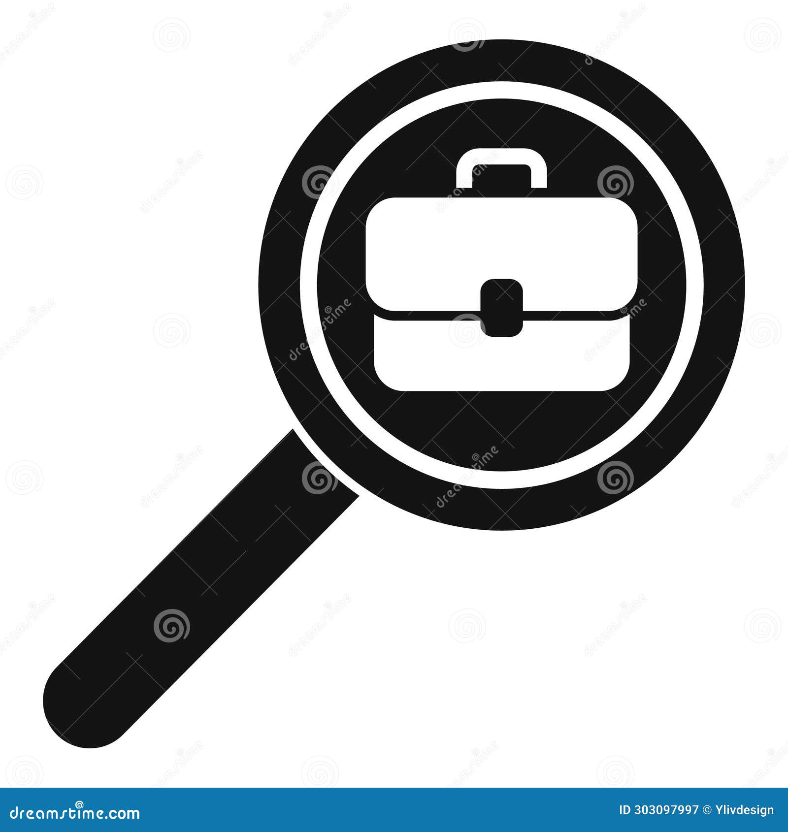 Search Hunting Boss Icon Simple Vector. Discovery Work Stock Vector ...