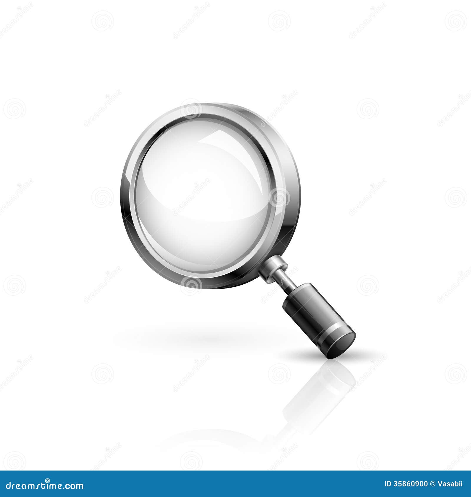 Search icon stock vector. Illustration of magnify, loupe - 35860900