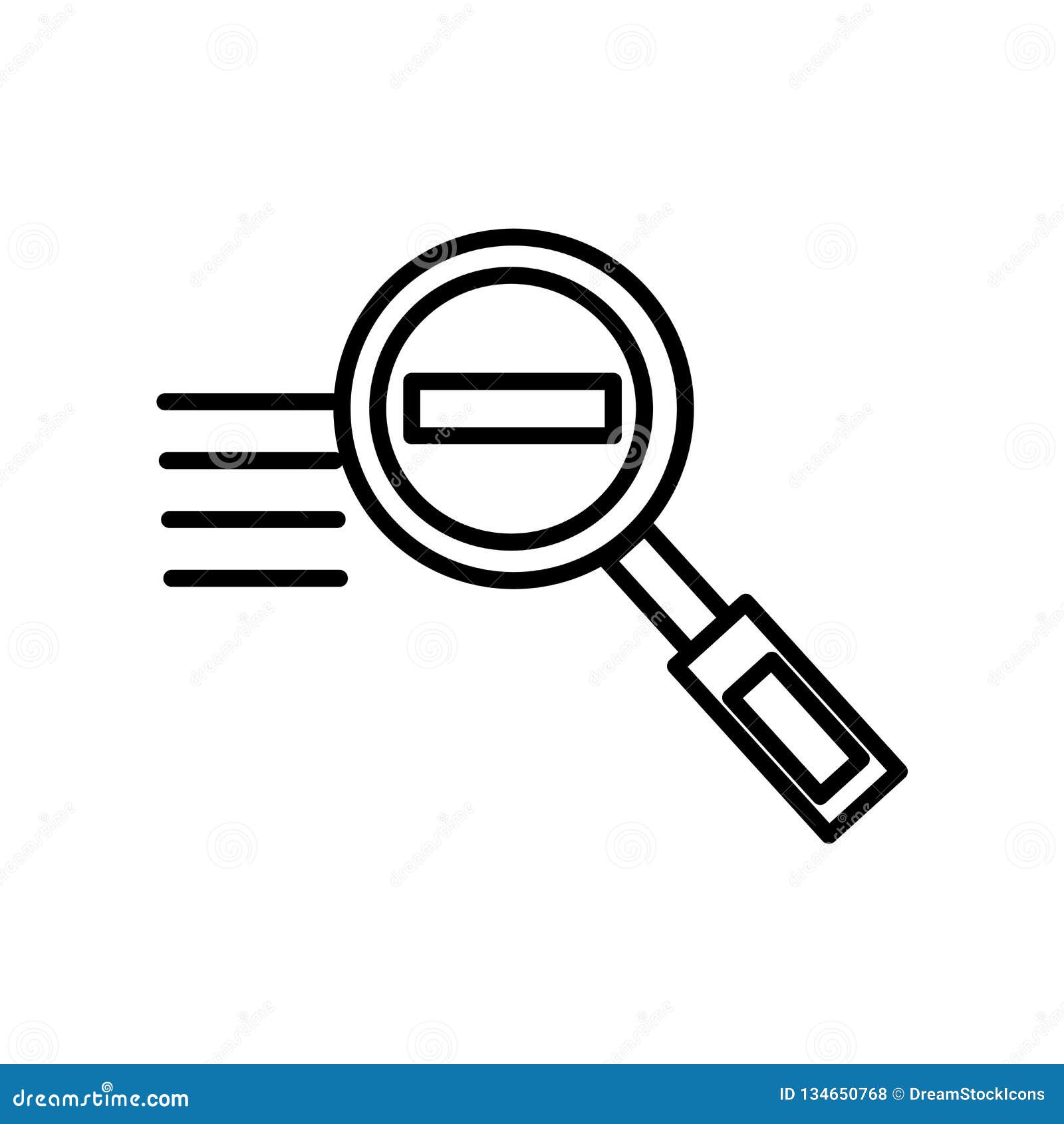 Search Icon Vector Isolated on White Background, Search Sign , Line or ...