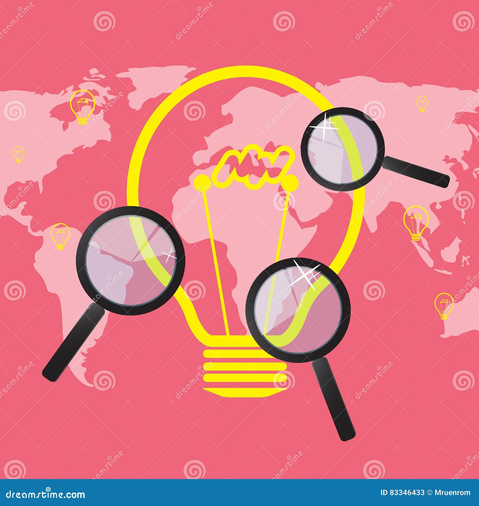 Search Ideas and Inspiration Stock Vector - Illustration of business ...