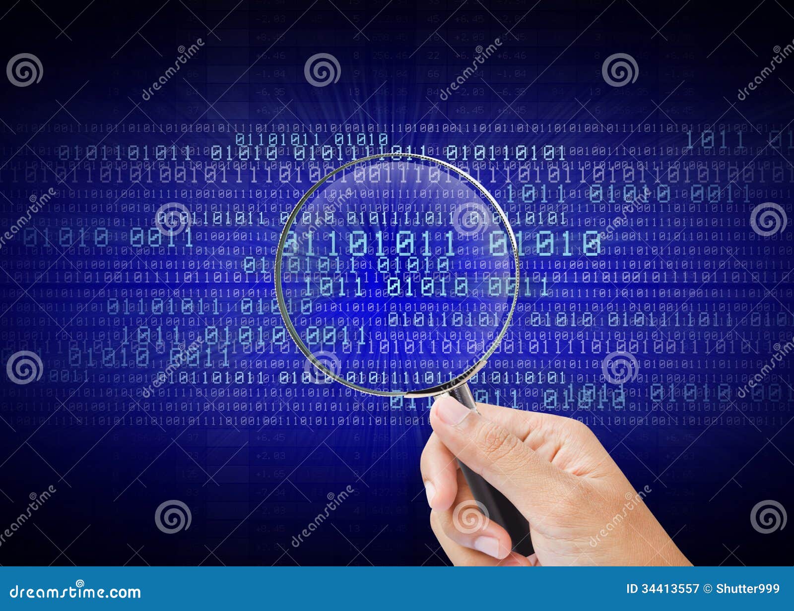 Search of the Information in Computer Networks Stock Image - Image of ...