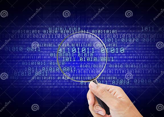 Search of the Information in Computer Networks Stock Image - Image of ...