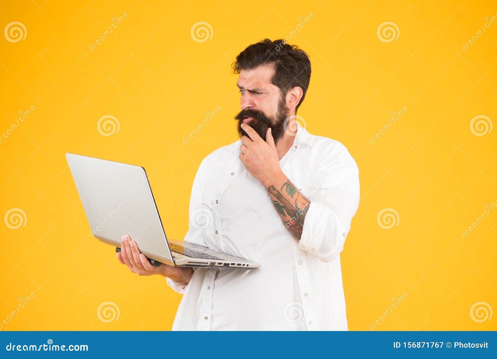 Concept Of Programmer Need To Take A Break Or Rest, Laptop Backlit ...