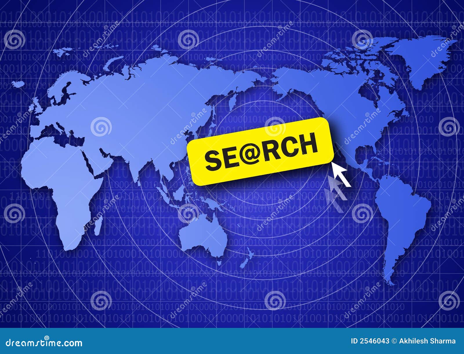 Search the internet stock illustration. Illustration of blue - 2546043