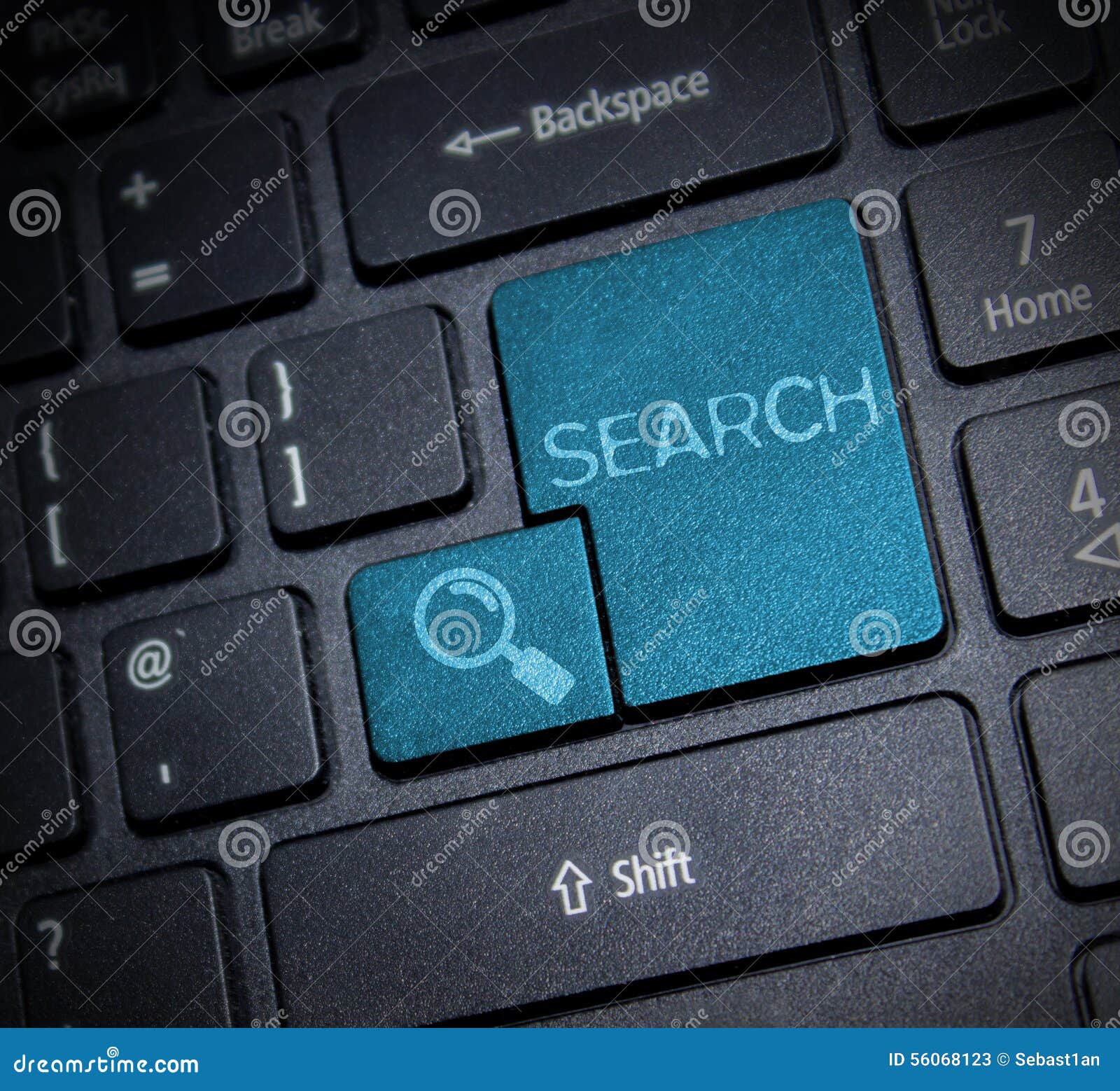 Search Keyboard stock image. Image of business, grey - 56068123