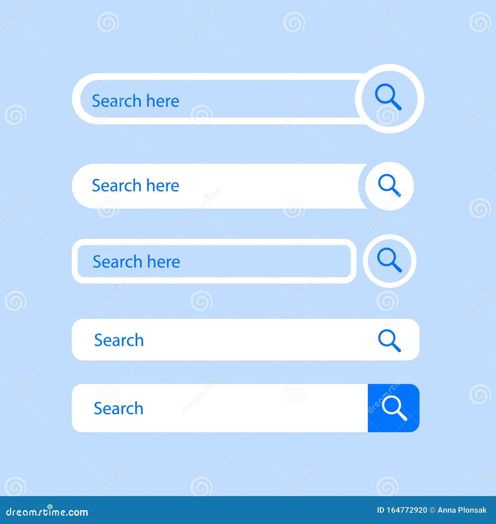 Search Line. Search Engine. Vector Illustration Stock Illustration ...