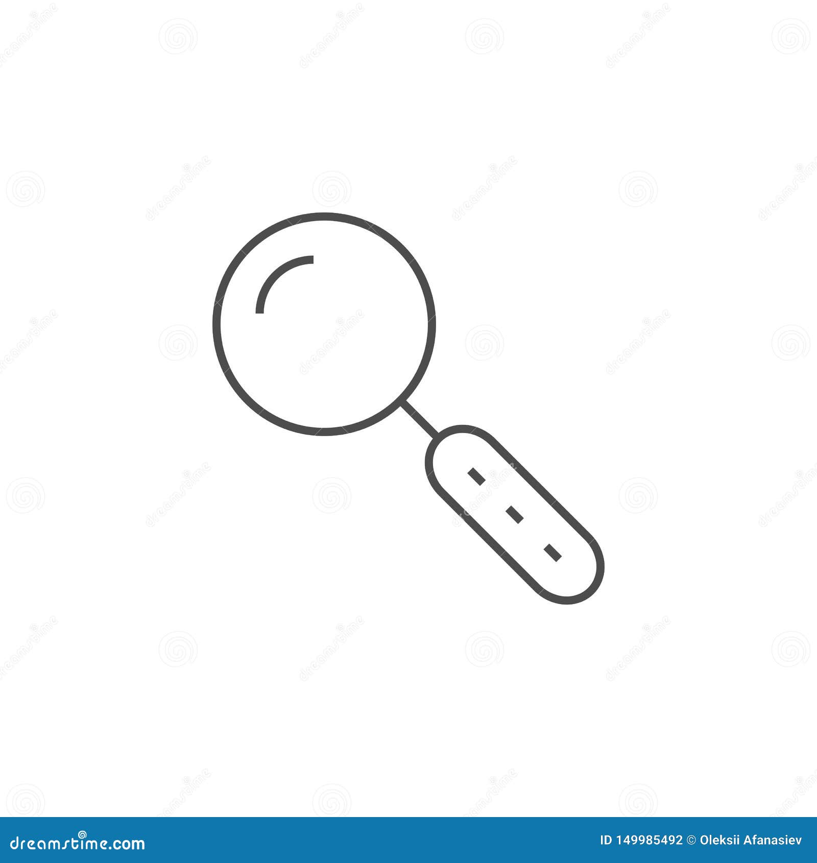 Search Line Icon stock vector. Illustration of symbol - 149985492
