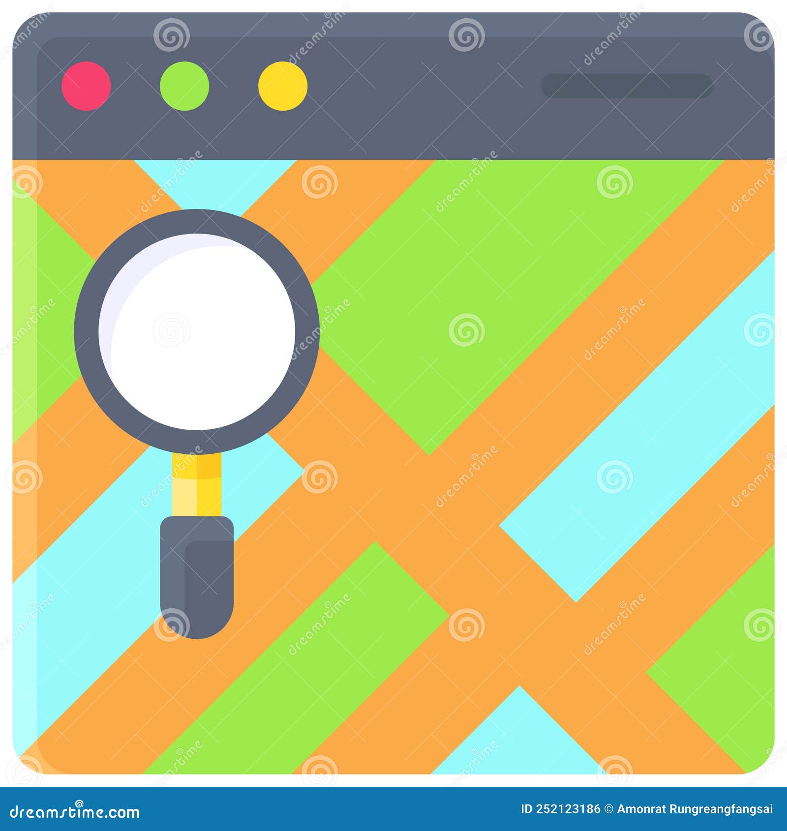 Search For Locations Around The World. Location Map Concept.3D ...