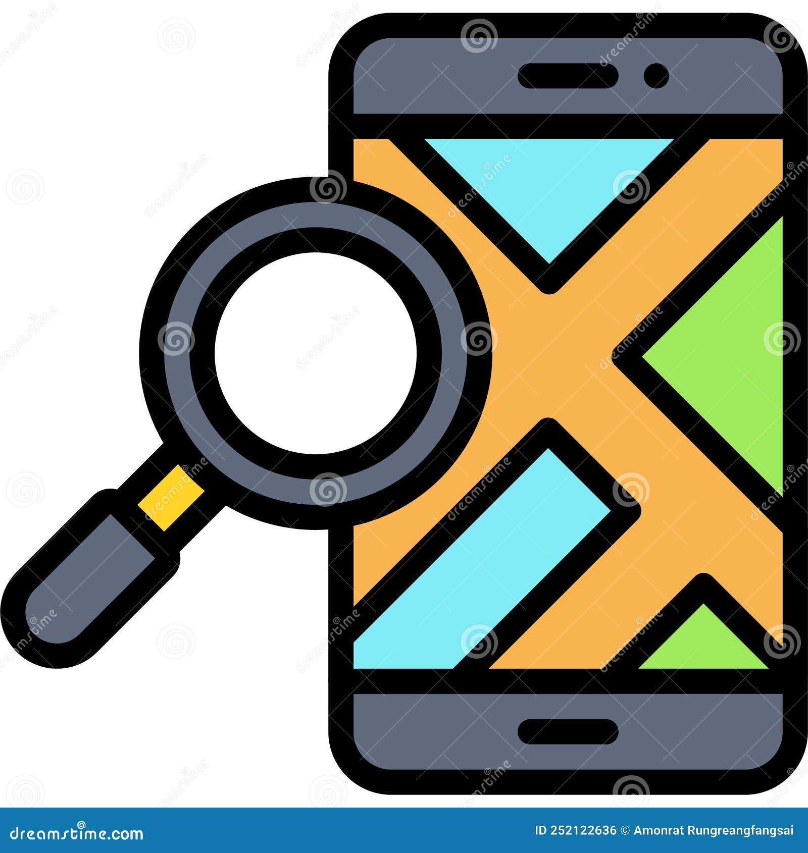 Search For Locations Around The World. Location Map Concept.3D ...