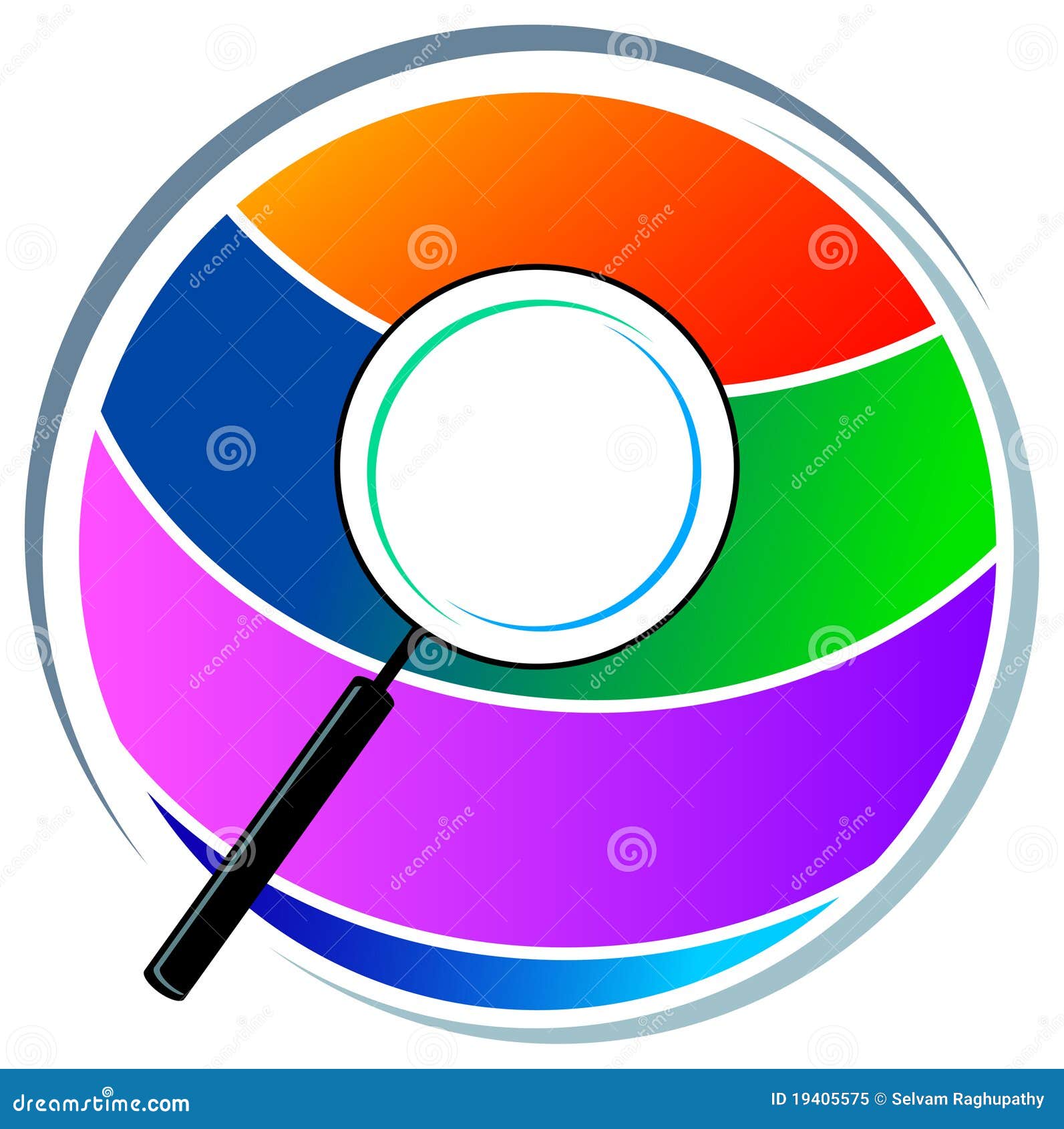 Lens logo stock vector. Illustration of colourful, communication - 19405575