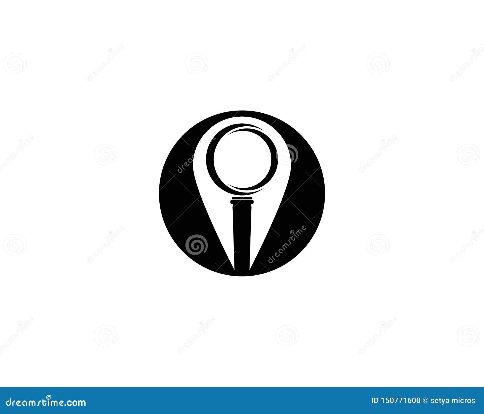 Search Logo Template Vector Illustration Stock Vector - Illustration of ...