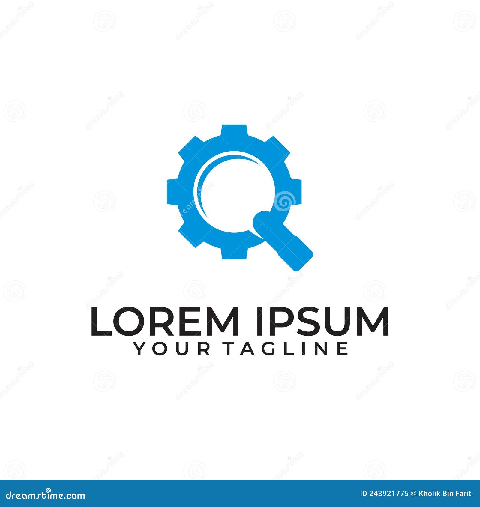 Search Logo Vector Design Template Stock Vector - Illustration of ...