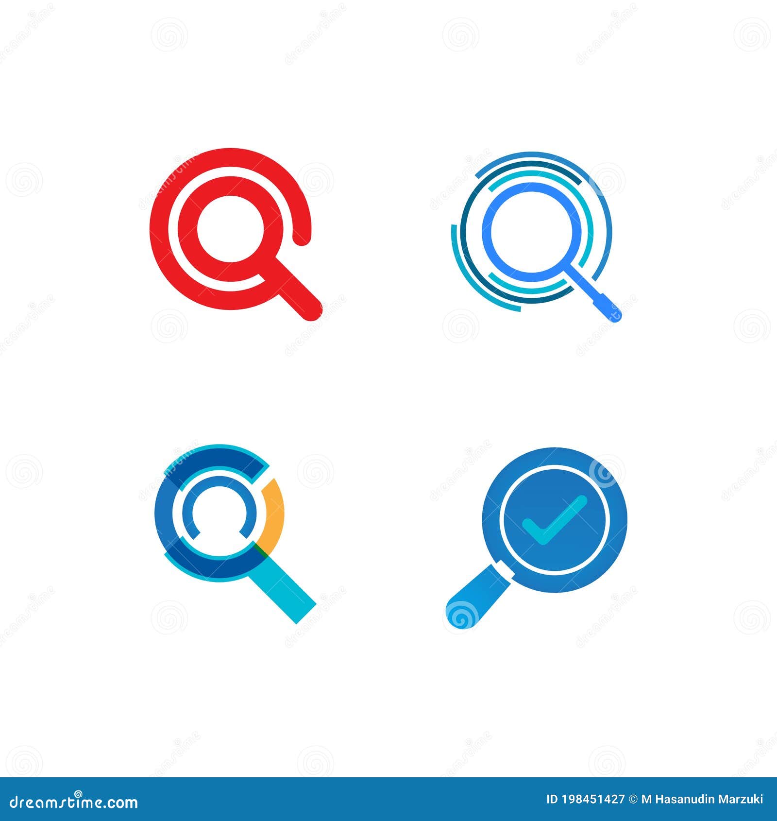 Search logo vector stock vector. Illustration of place - 198451427