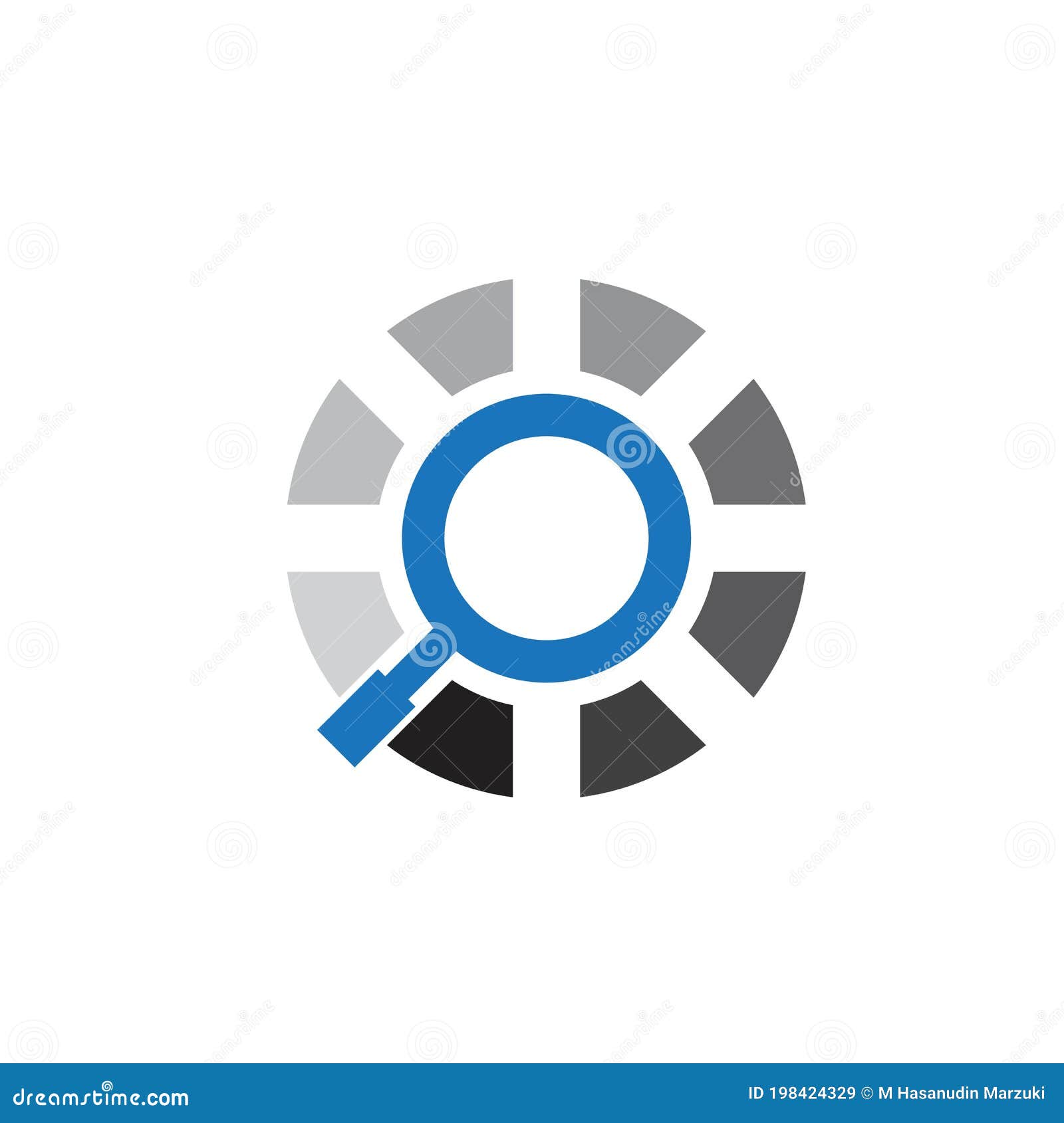 Search logo vector stock vector. Illustration of point - 198424329