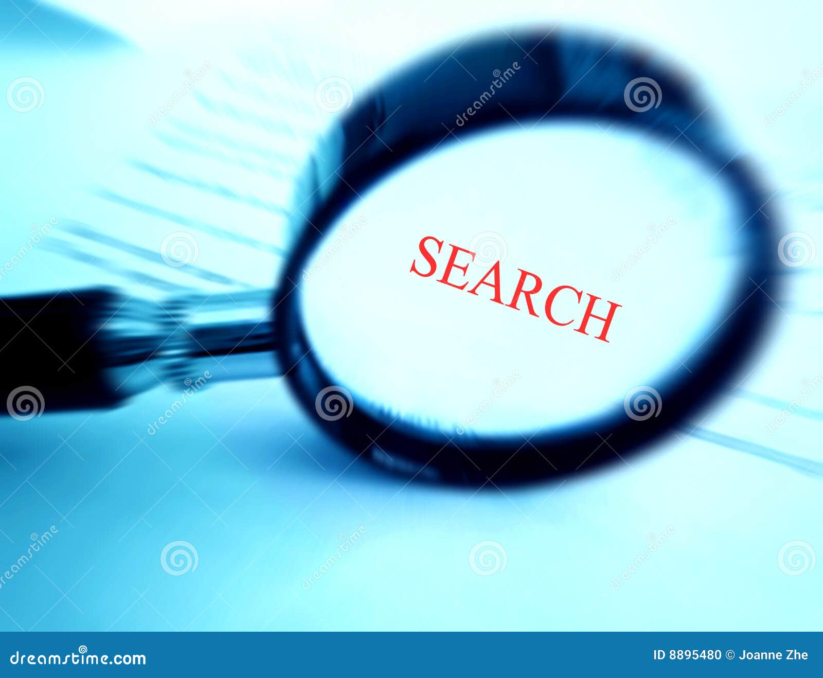 Search with Magnifier Glass Stock Photo - Image of concept, functions ...