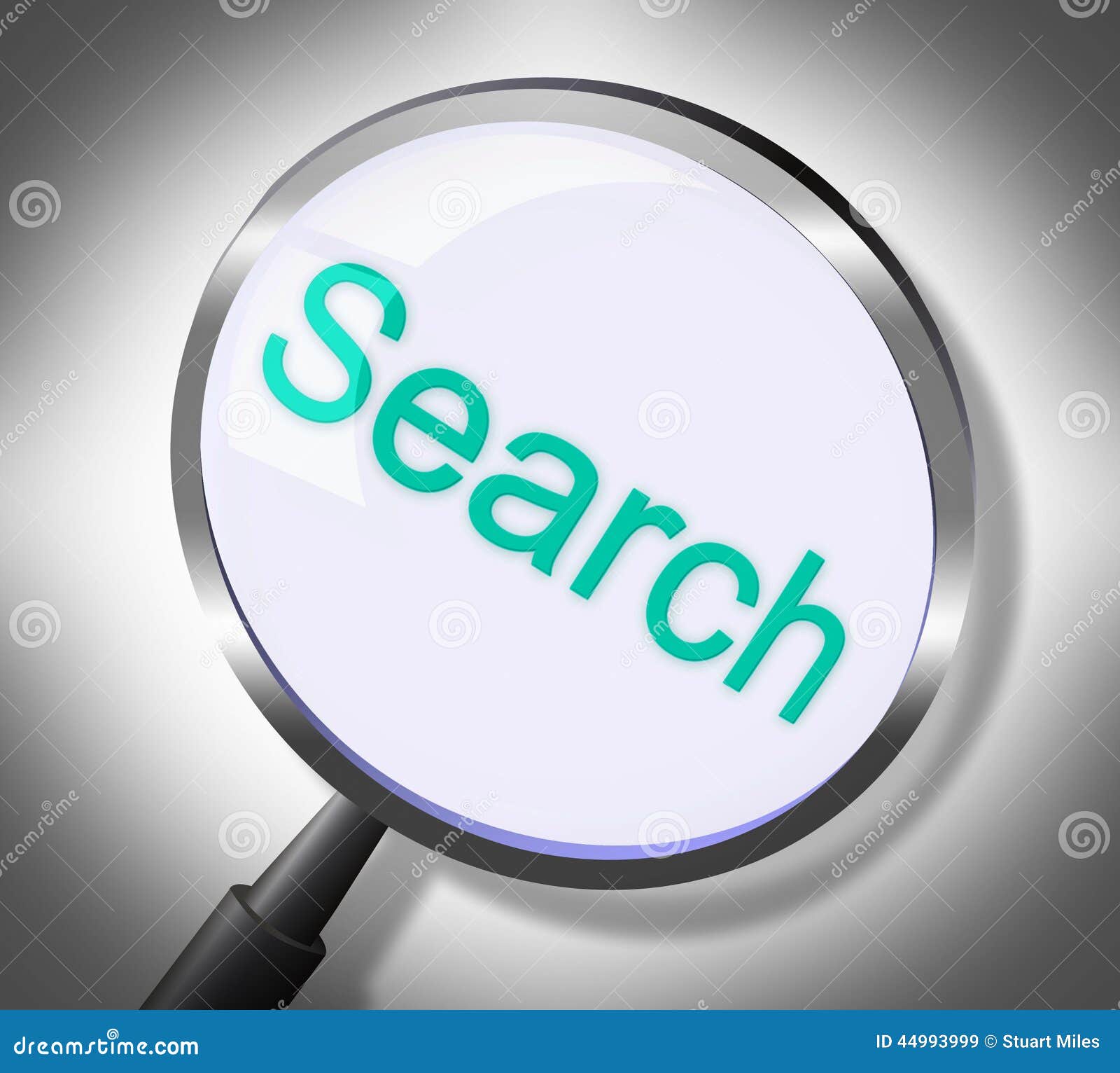 Search Bar And Magnifier. Close Up. Search Box. User Interface. Blank ...