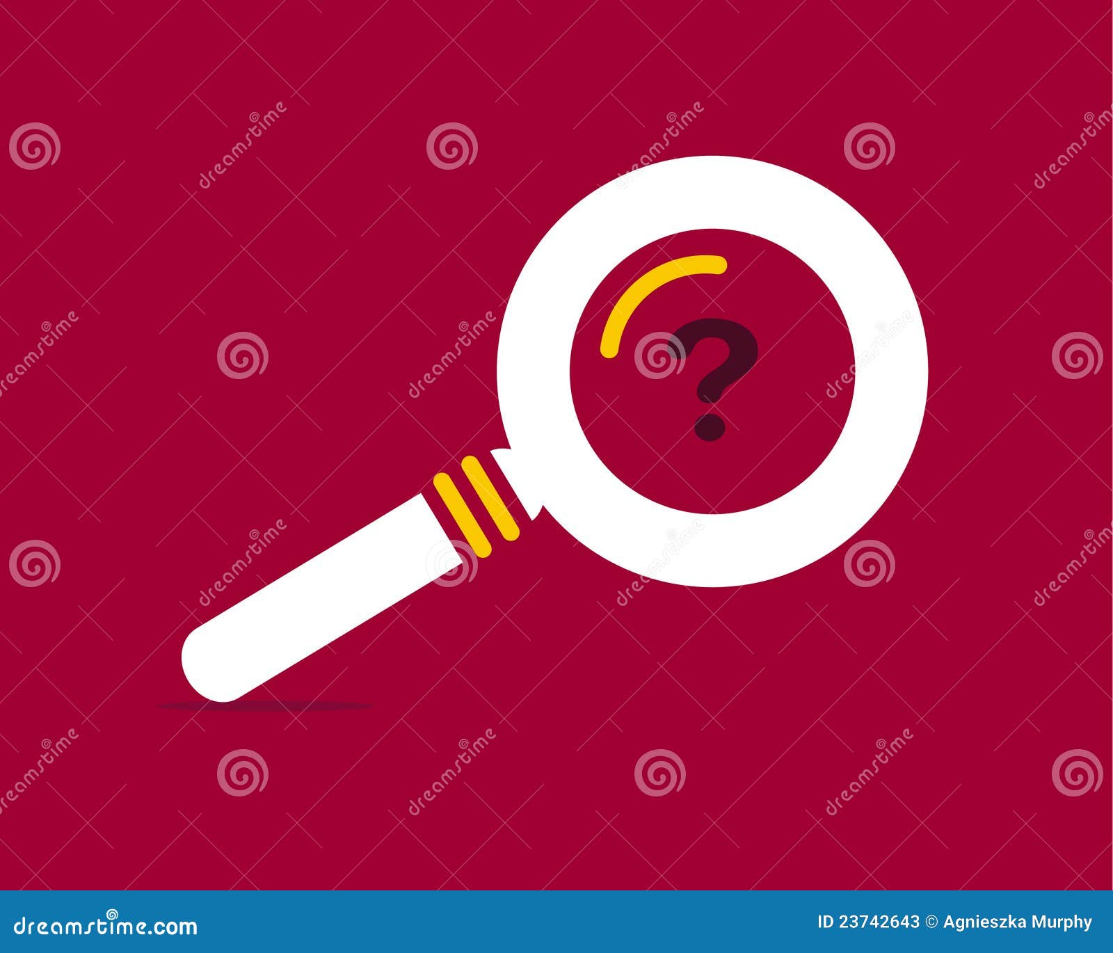 Search - Magnifying glass stock vector. Illustration of search - 23742643