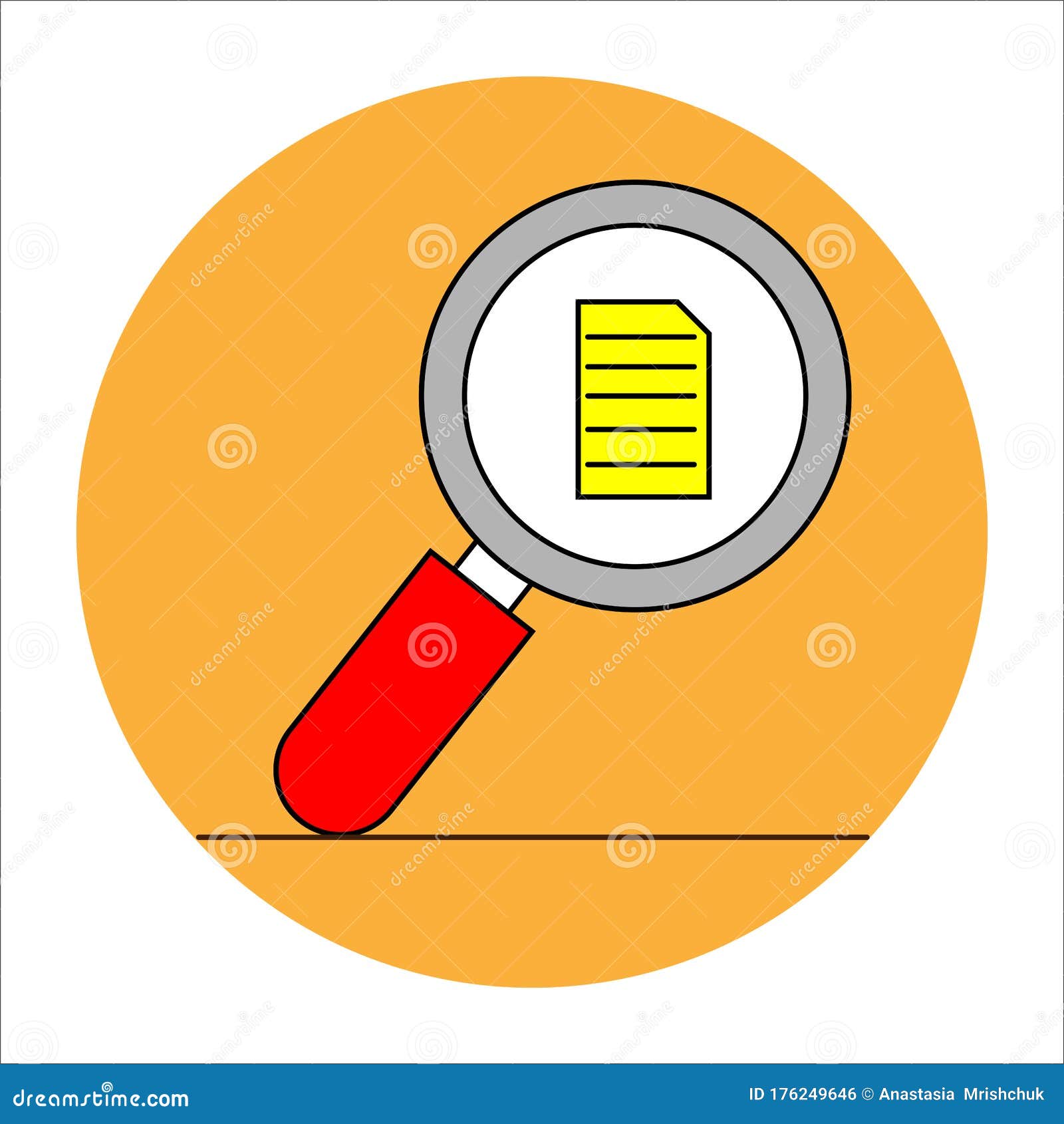 Search Magnifying Glass Icon Symbol Vector Stock Illustration ...