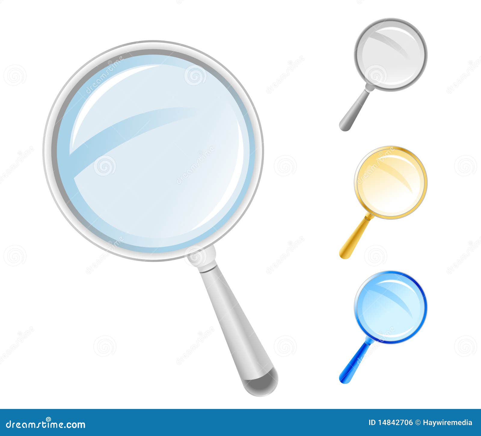 Search Magnifying Glass Icons Stock Vector - Illustration of search ...