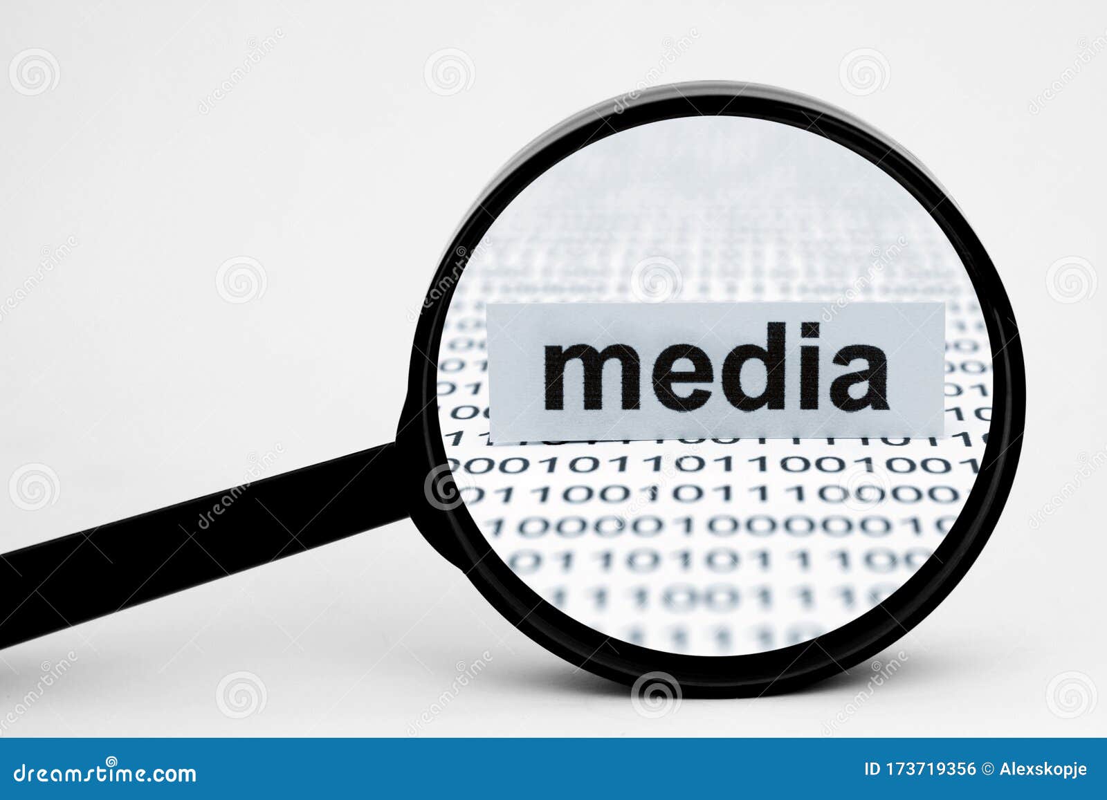 Search for media stock photo. Image of concept, marketing - 173719356