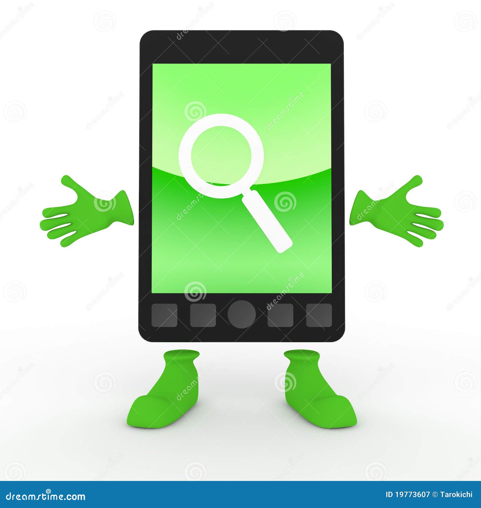 Search / Mobile Phone / Smartphone Stock Illustration - Illustration of ...