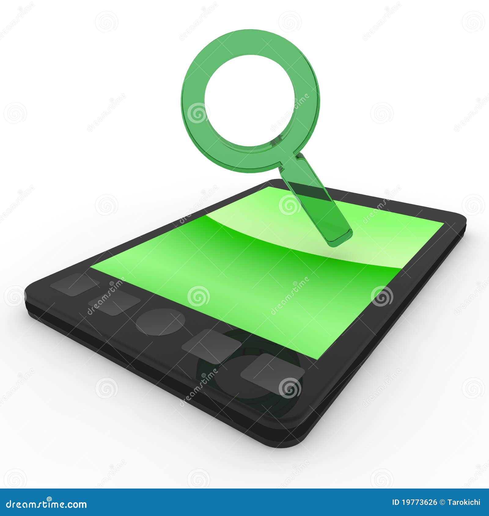 Search / Mobile Phone / Smartphone Stock Illustration - Illustration of ...