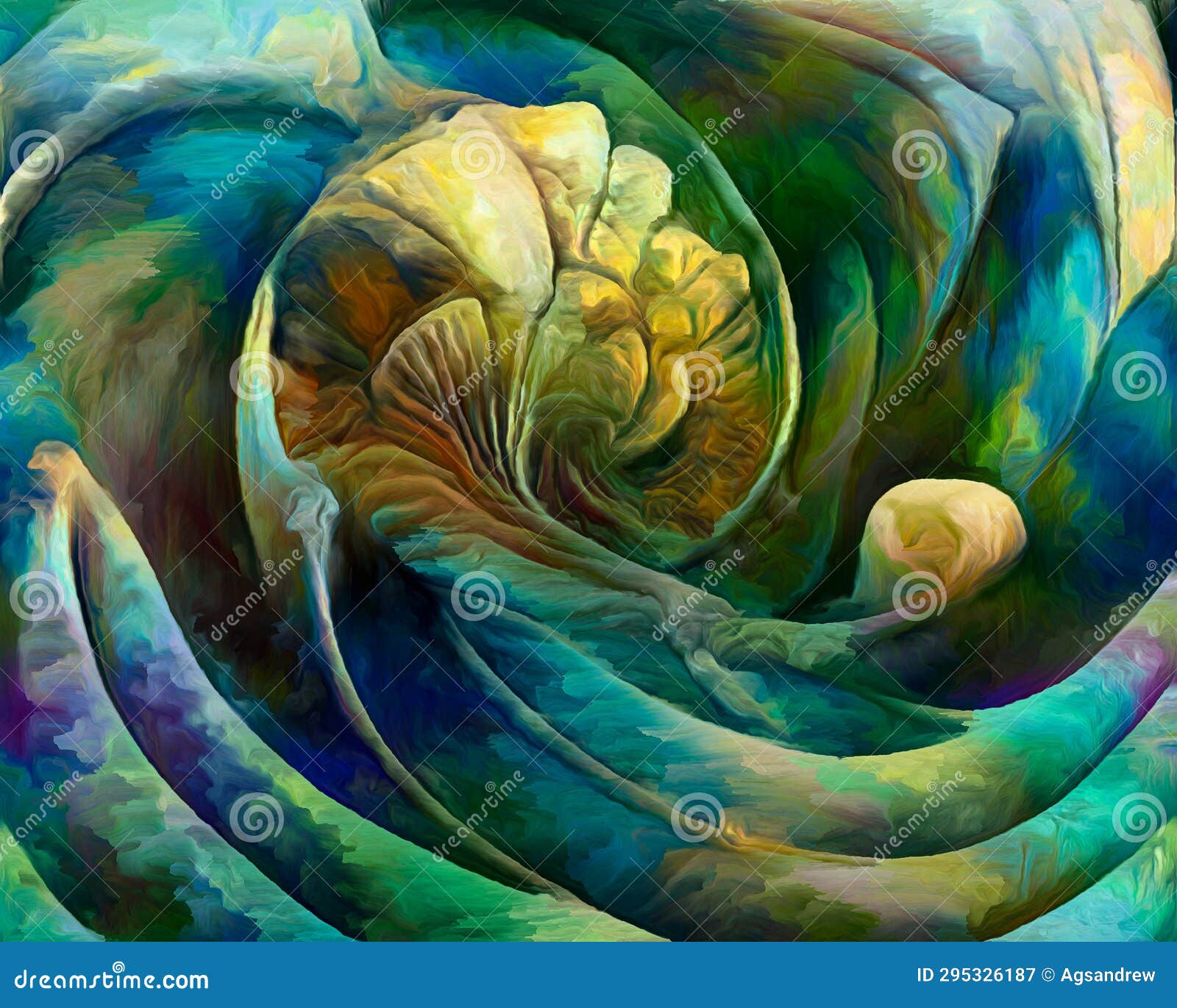 In Search of Nautilus stock illustration. Illustration of abstract ...