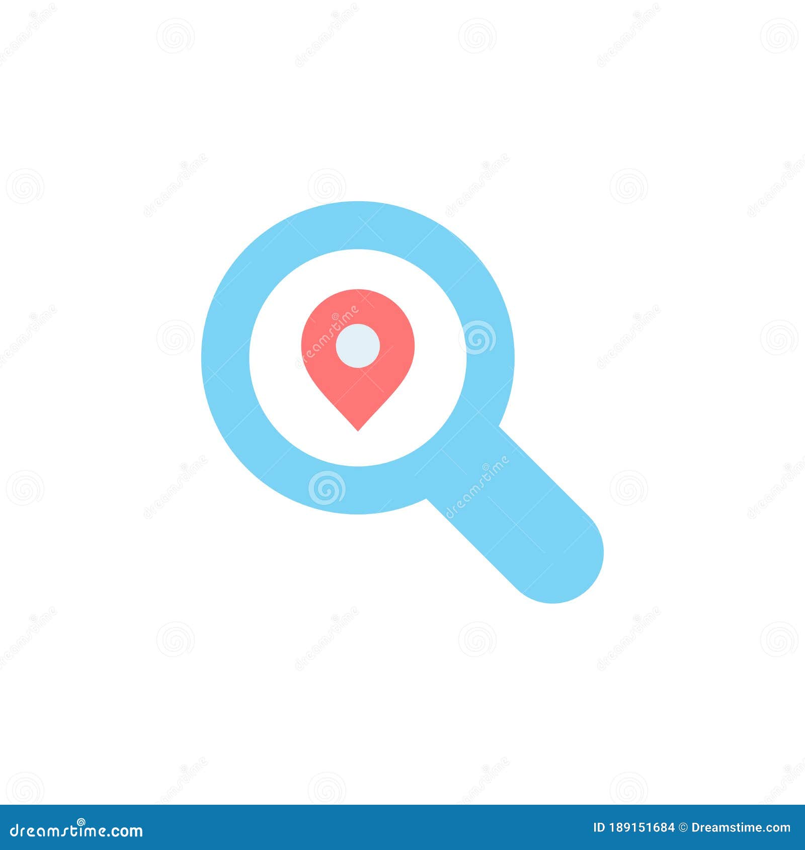 Search, Placeholder Icon. Simple Color Vector Elements of Navigation ...