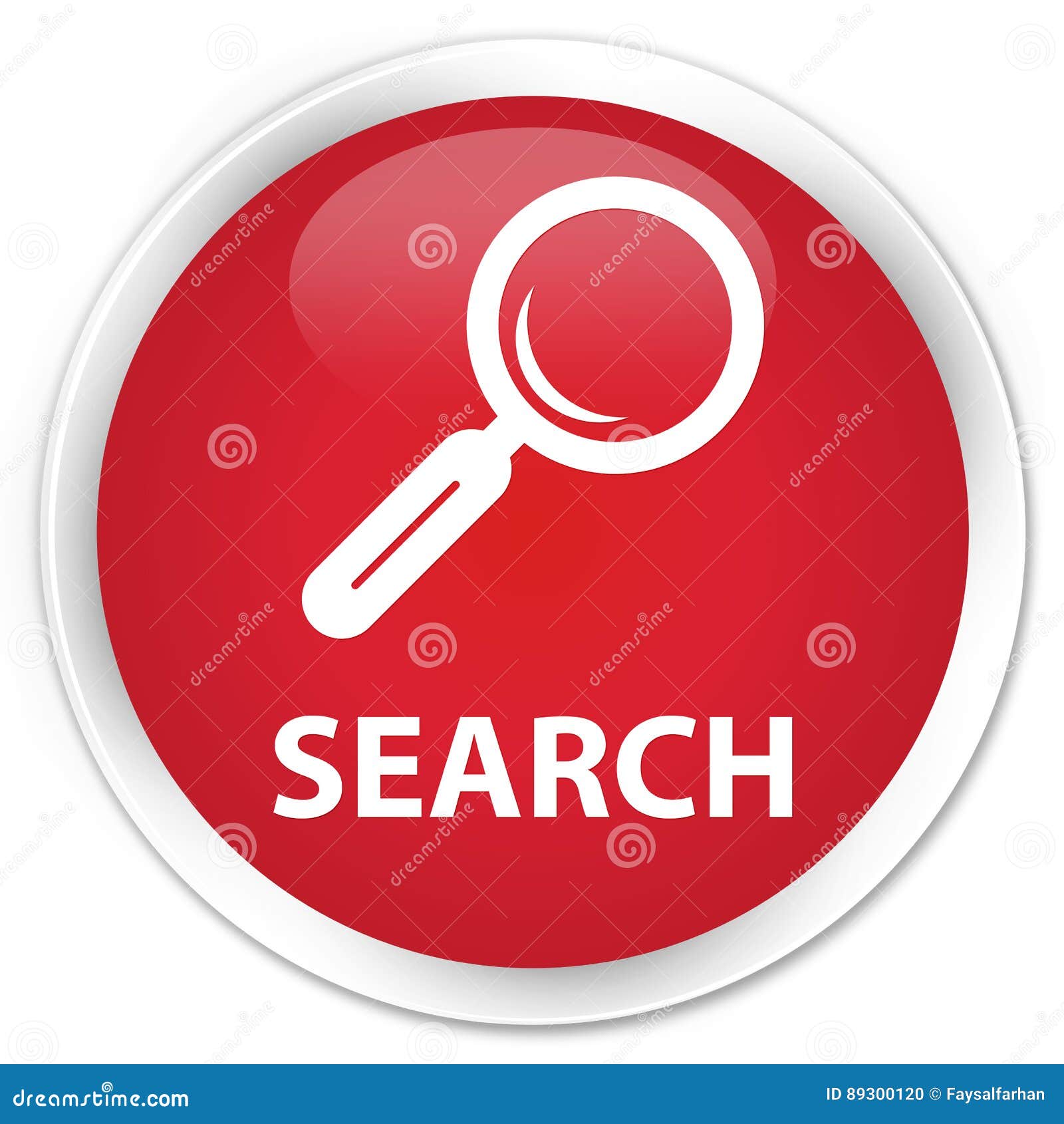 Search Premium Red Round Button Stock Illustration - Illustration of ...