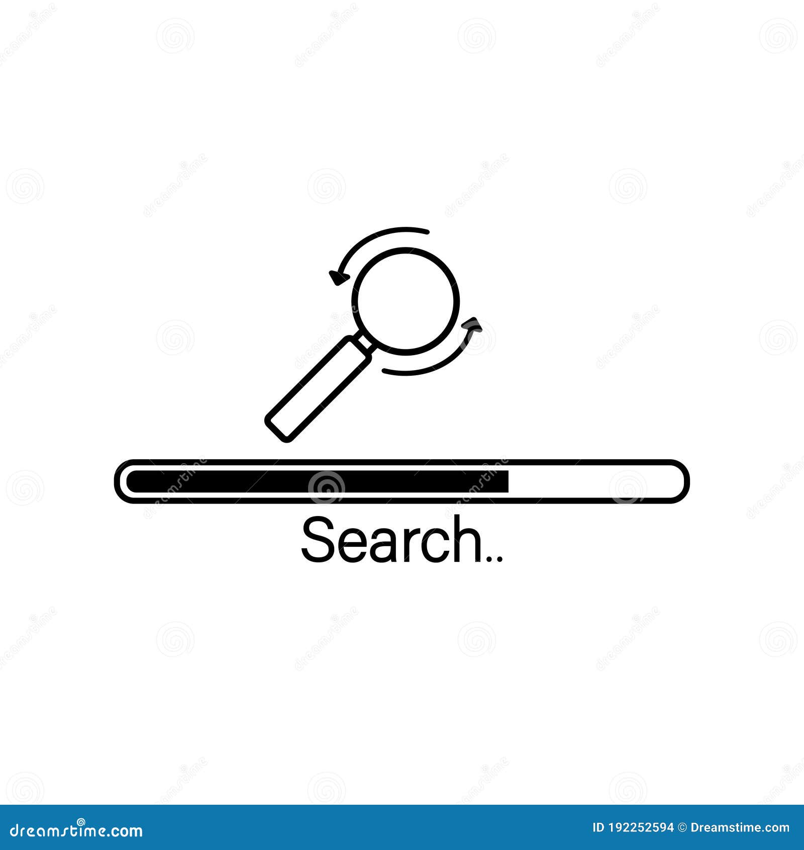 The Search Process. Update the System Icon. Search Progress Icon ...