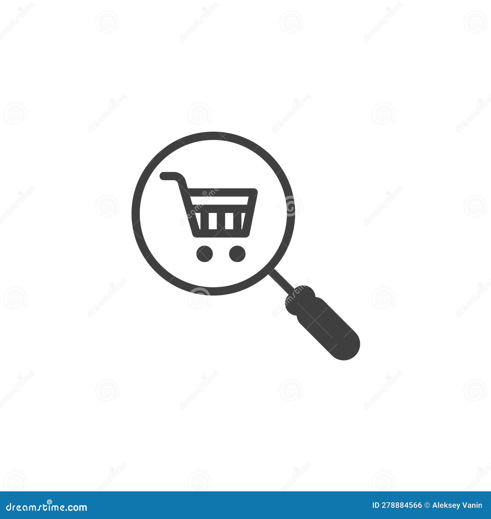 Search Product Icon stock illustration. Illustration of shopping ...