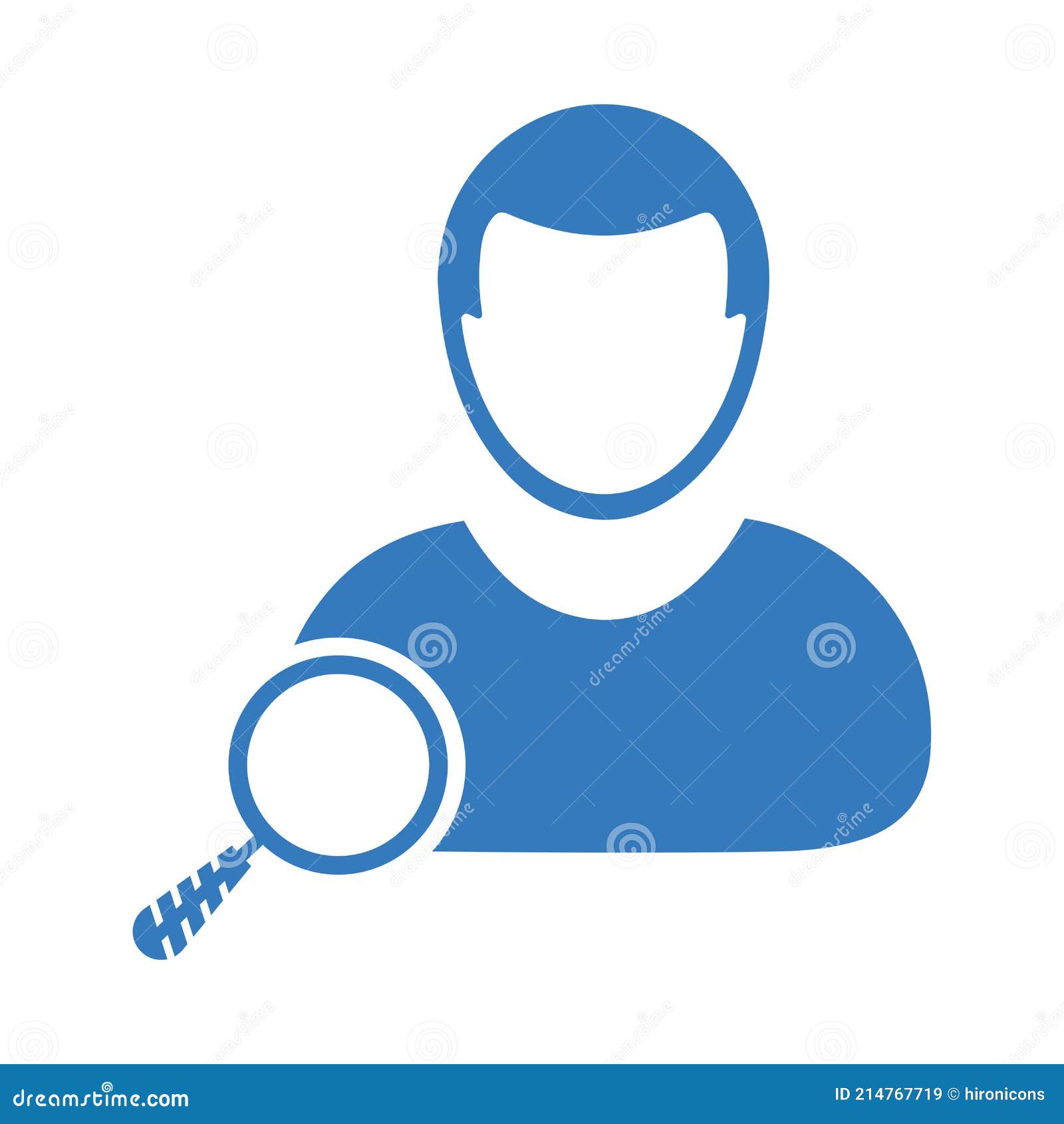 Find User Female Skin Icon Of 3 Types Color, Black And White, Outline ...