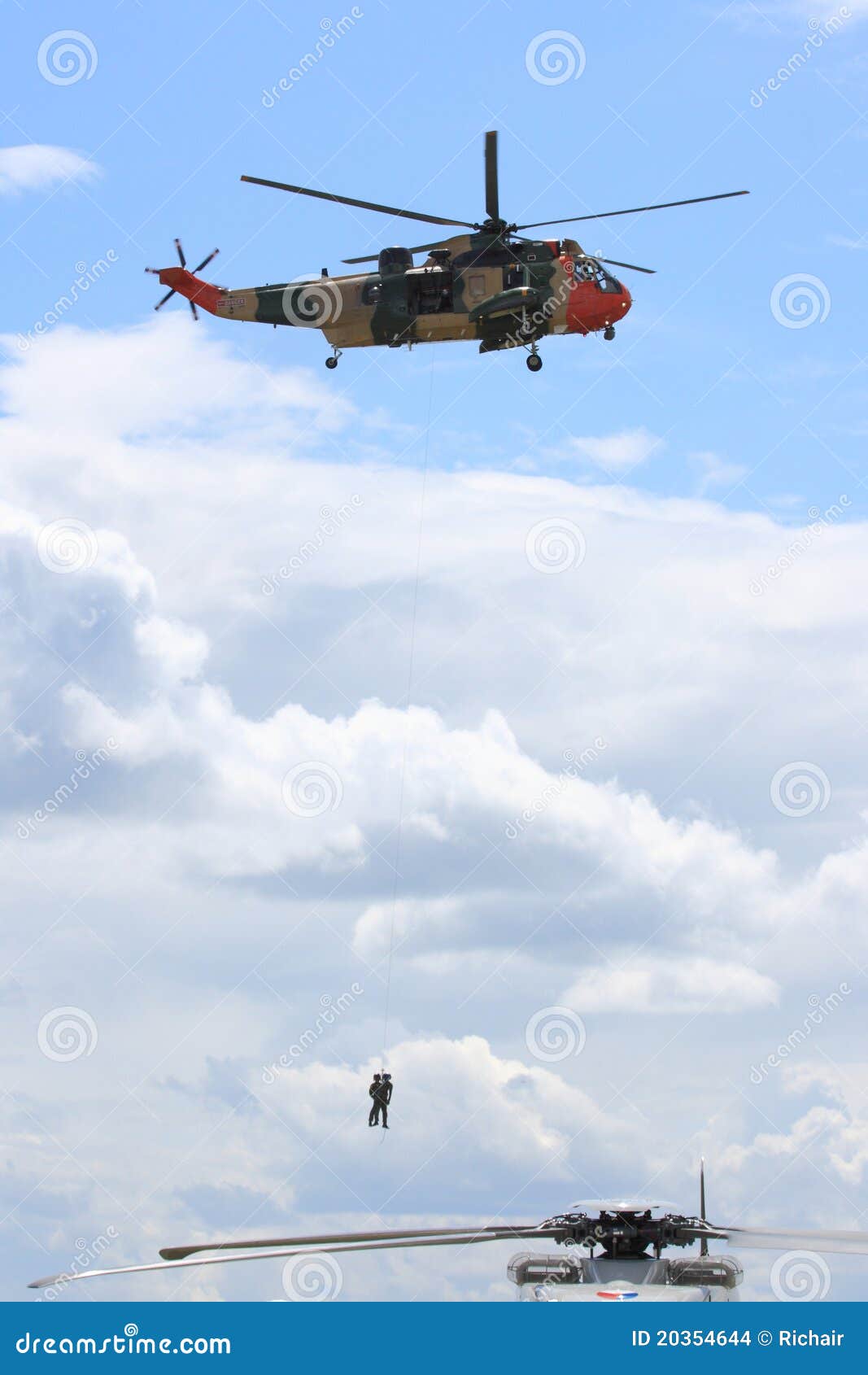 Helicopter Hoist Rescue Stock Photo | CartoonDealer.com #63648240