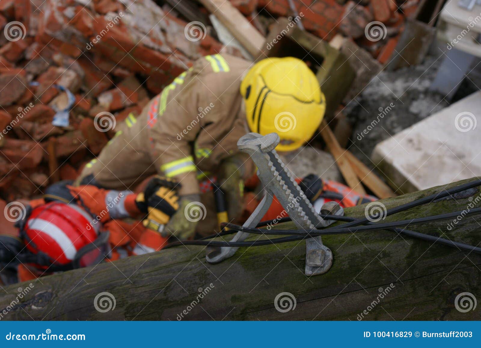Building Collapse, Disaster Zone Stock Image - Image of block, collapse ...