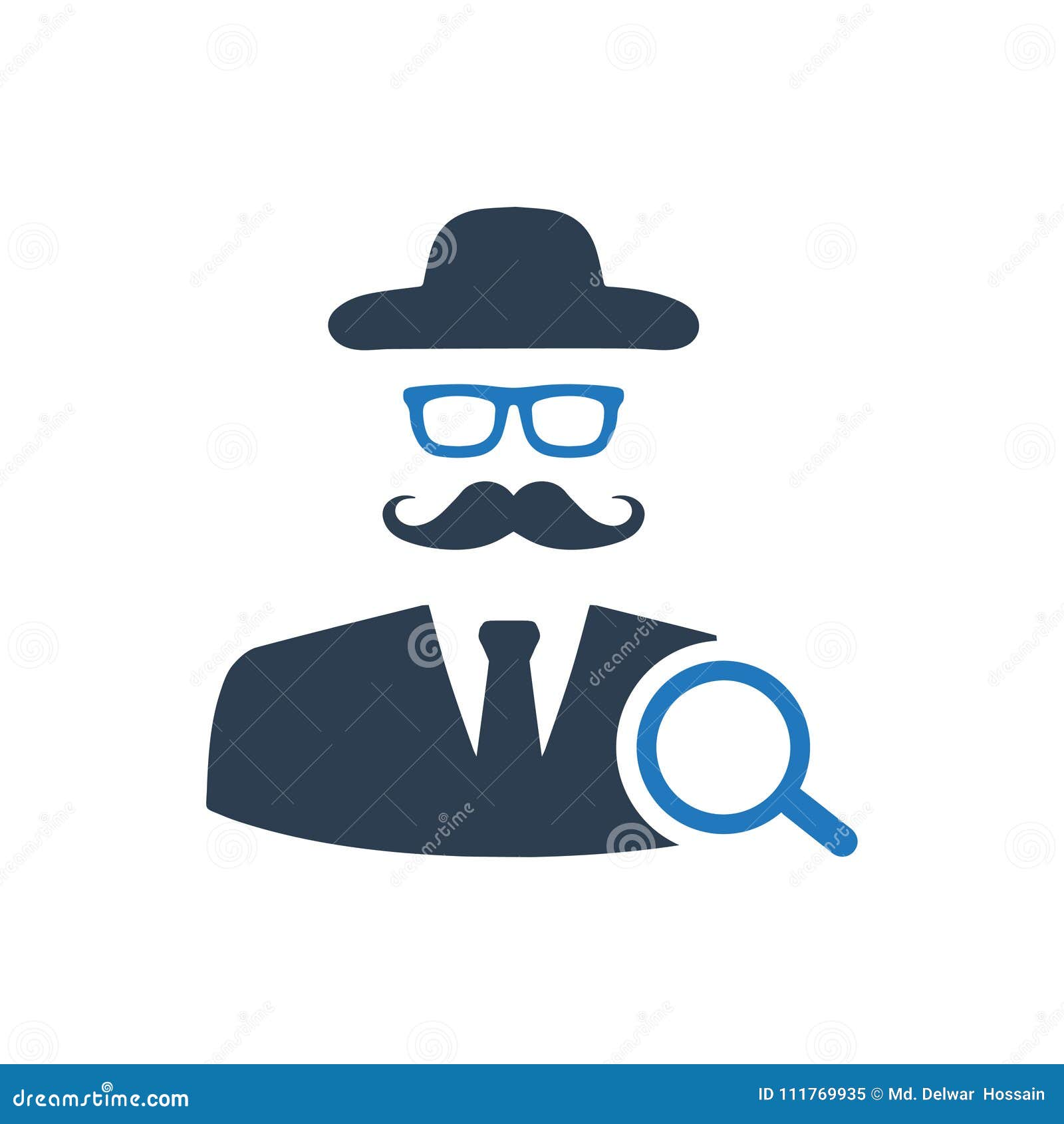 Search scammer icon stock vector. Illustration of marketing - 111769935