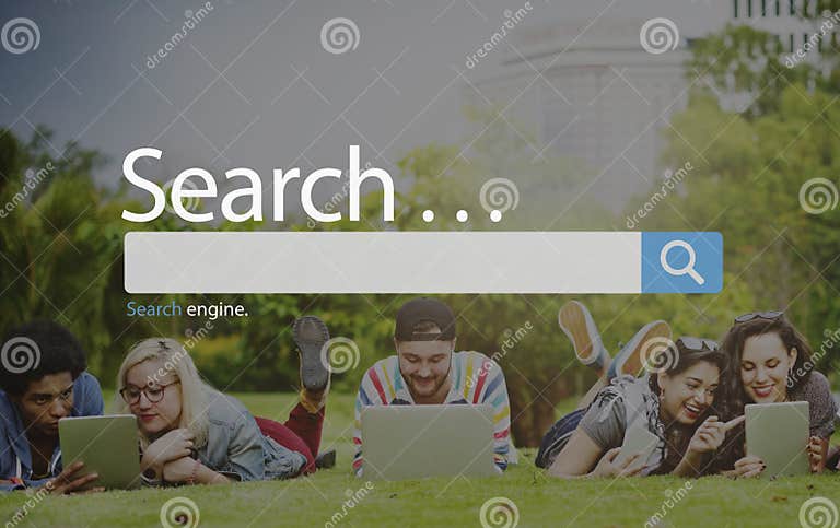 Search Seo Online Internet Browsing Web Concept Stock Photo - Image of ...