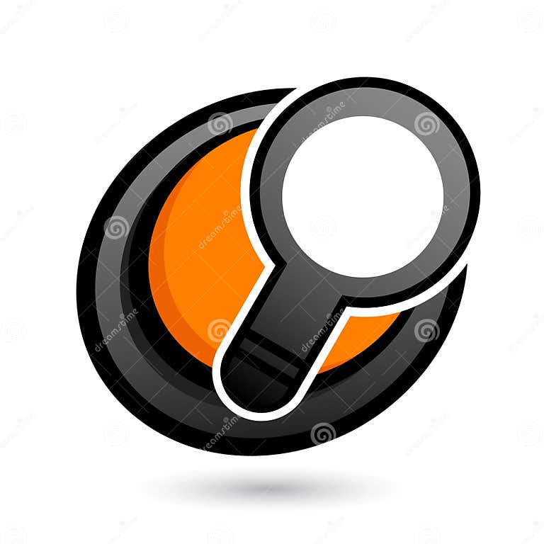 Search Sign stock vector. Illustration of internet, artistic - 14144858