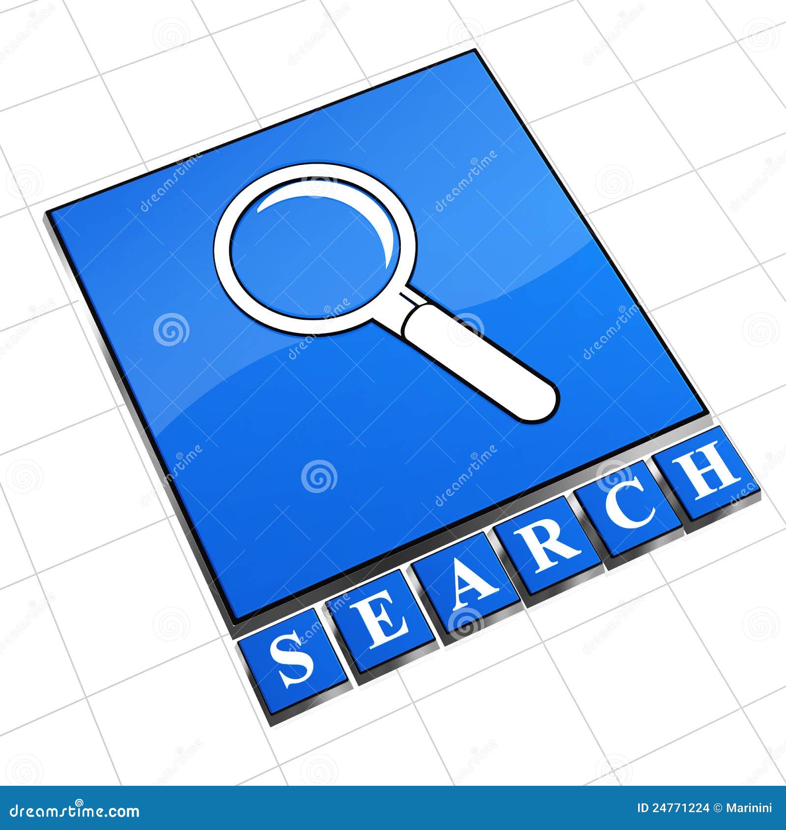 Search sign stock photo. Image of symbol, banner, blue - 24771224