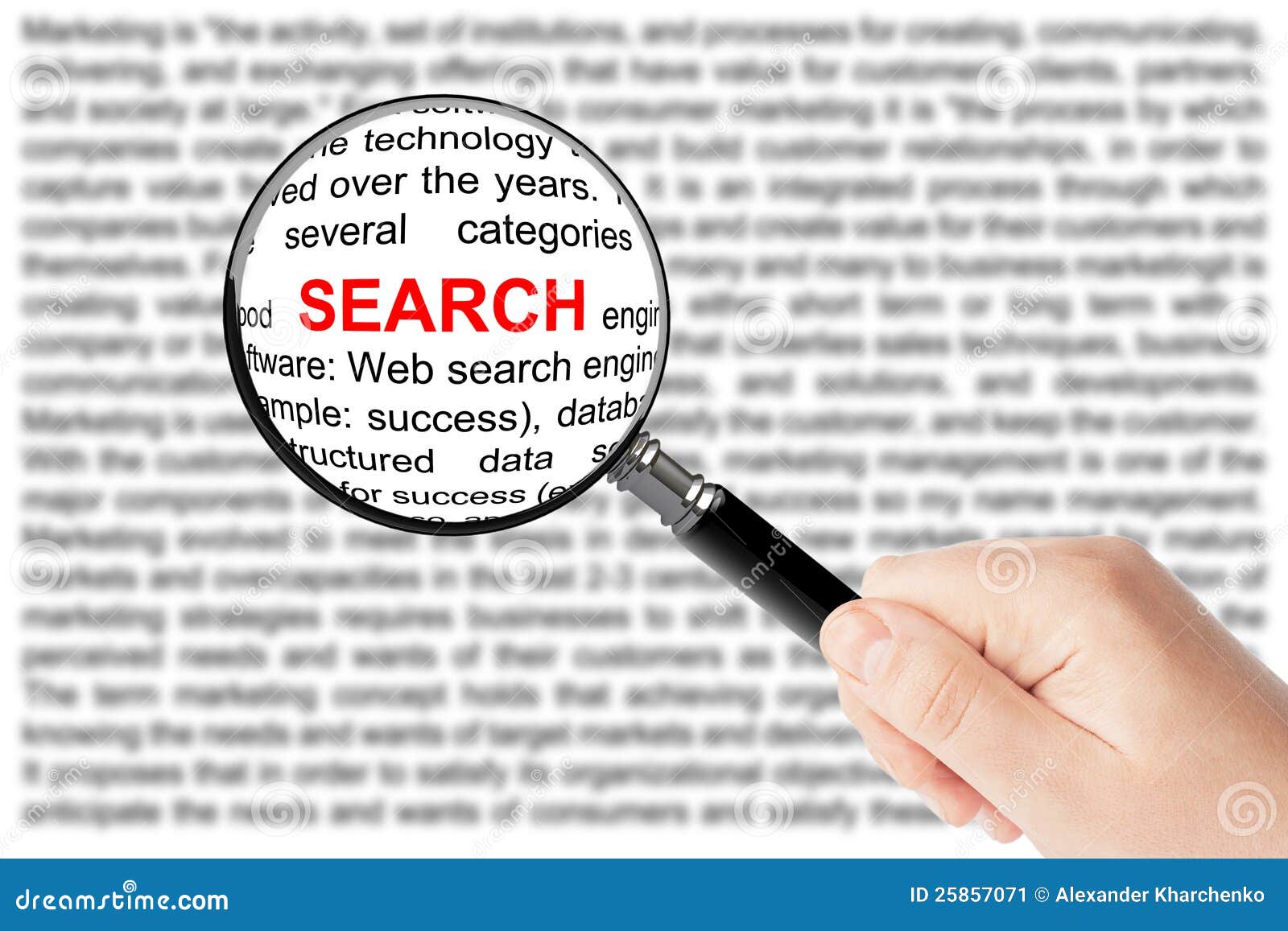 Search sign stock image. Image of resolve, glass, magnifying - 25857071