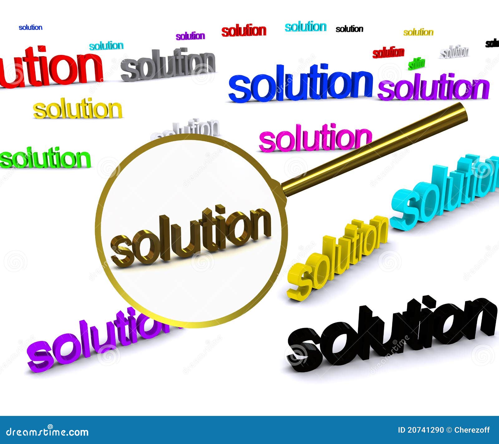 Search solution stock illustration. Illustration of search - 20741290